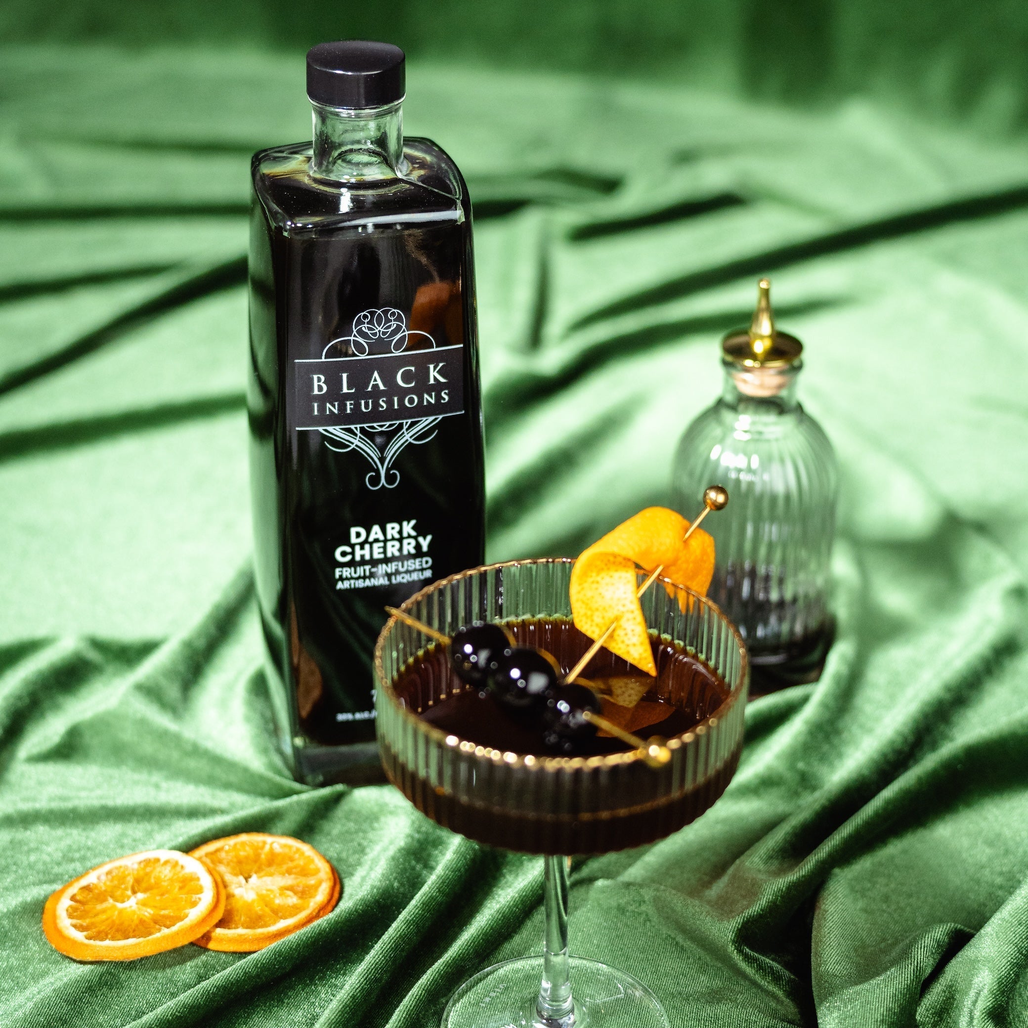 Cherry Manhattan Cocktail Recipe – Black Infusions